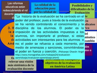 Ramón Abarca Fernández - Docencia y Evaluación | PPT