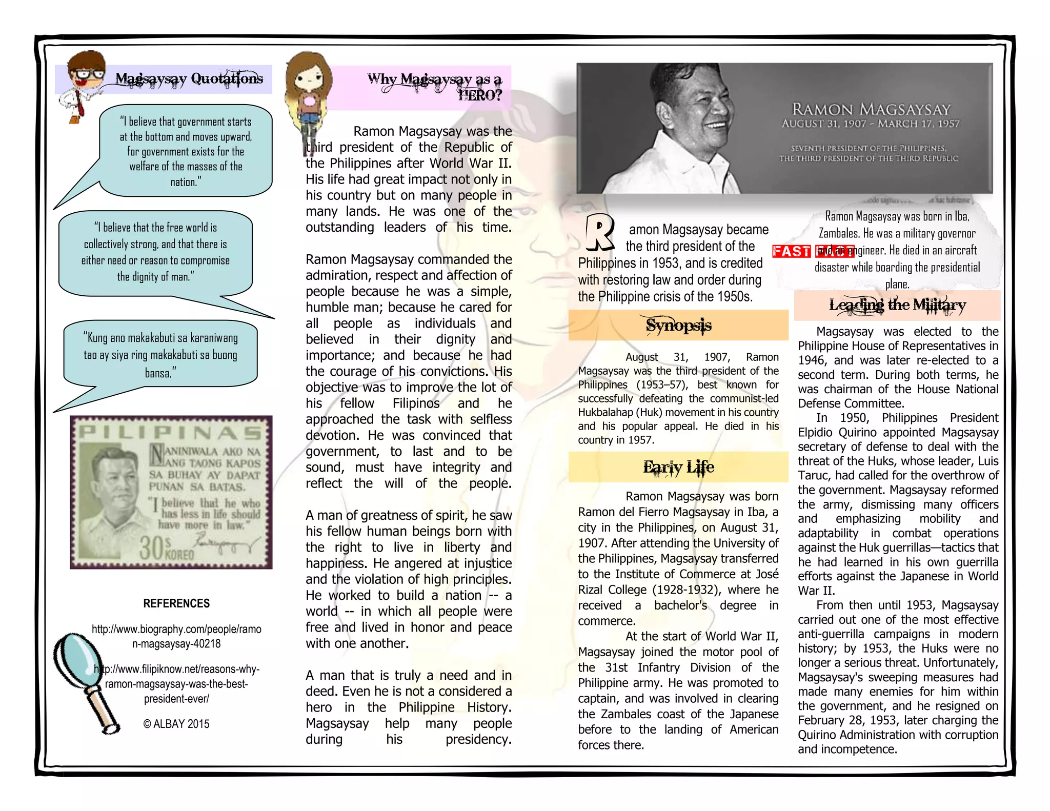 Ramon Magsaysay. | PDF