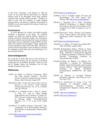 RAMON : Rapid Mobile Network Emulation | PDF