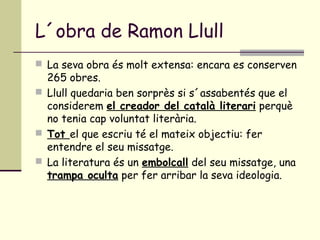 Ramon LLull | PPT