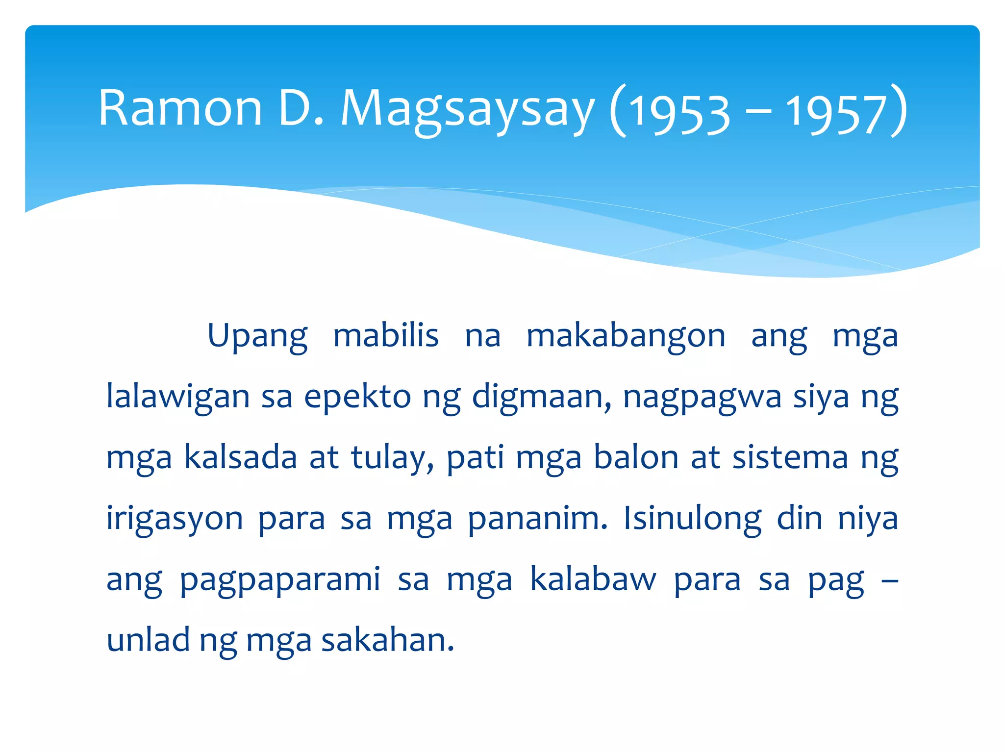 Ramon Magsaysay | PPTX