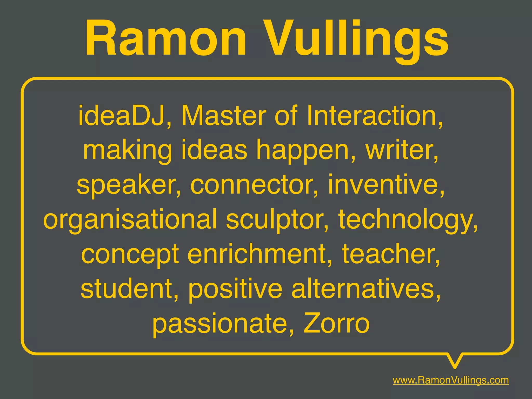 Ramon Vullings - Business Model Innovation | PPT