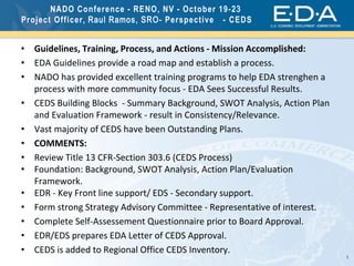 Moving in the Right Direction: The Latest Trends in CEDS Planning | PDF