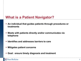 A Patient Navigation Program for Increasing Colorectal Cancer Screening ...