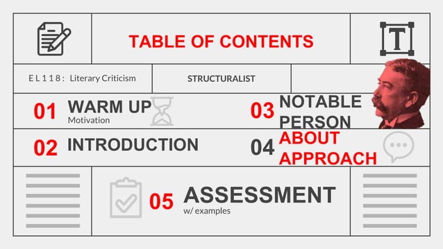Literary Criticism: Structuralist Approach | PPTX | Books and Literature