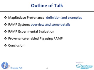 RAMP: A System for Capturing and Tracing Provenance in MapReduce Workflows | PDF