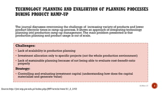 Ramp-up Challenges | PDF
