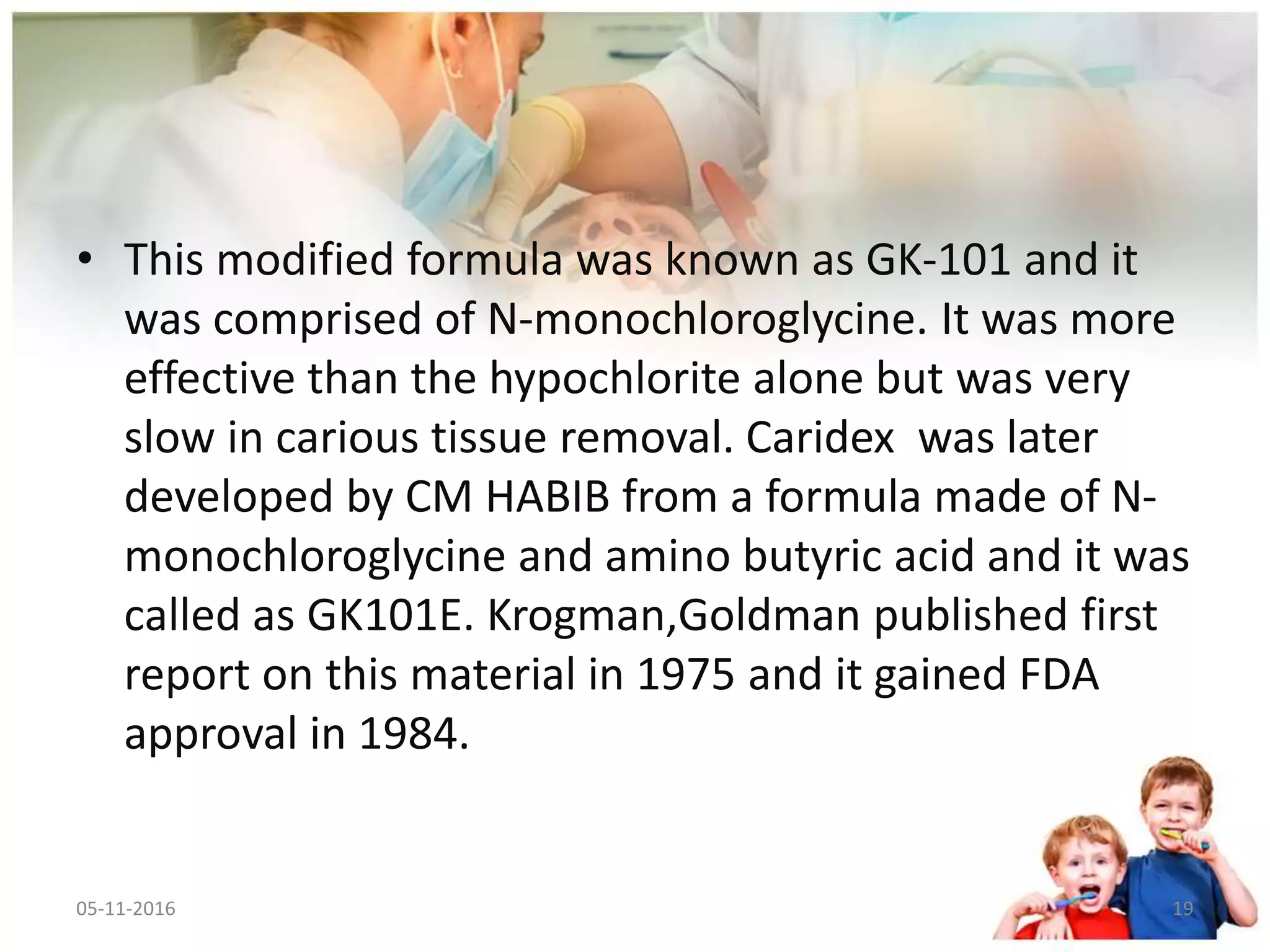 Rampant caries and chemico machanical removal of caries | PPTX