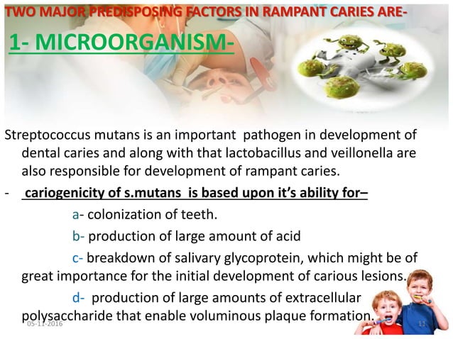 Rampant caries and chemico machanical removal of caries | PPTX