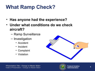 How to Survive a Ramp Check: Aircraft Operator Maintenance ...