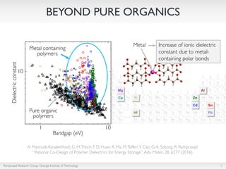 Polymer Genome: An Informatics Platform for Polymer Dielectrics ...