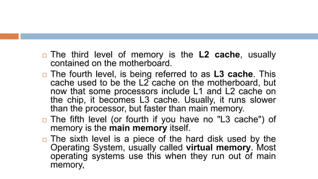 Random Access Memory ppt | PPTX