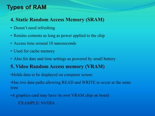 Random Access Memory | PPTX