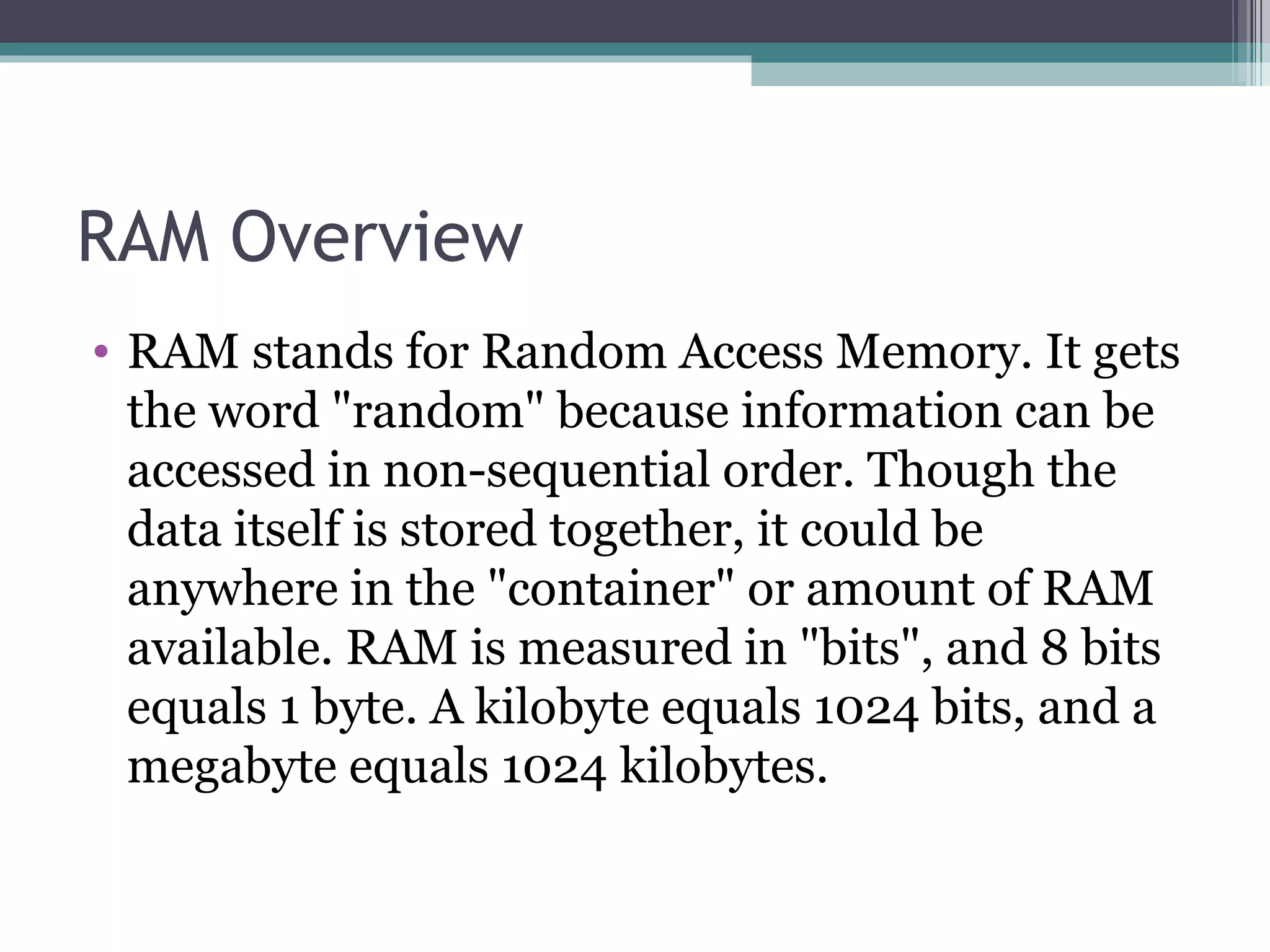 Ram presentation | PPT
