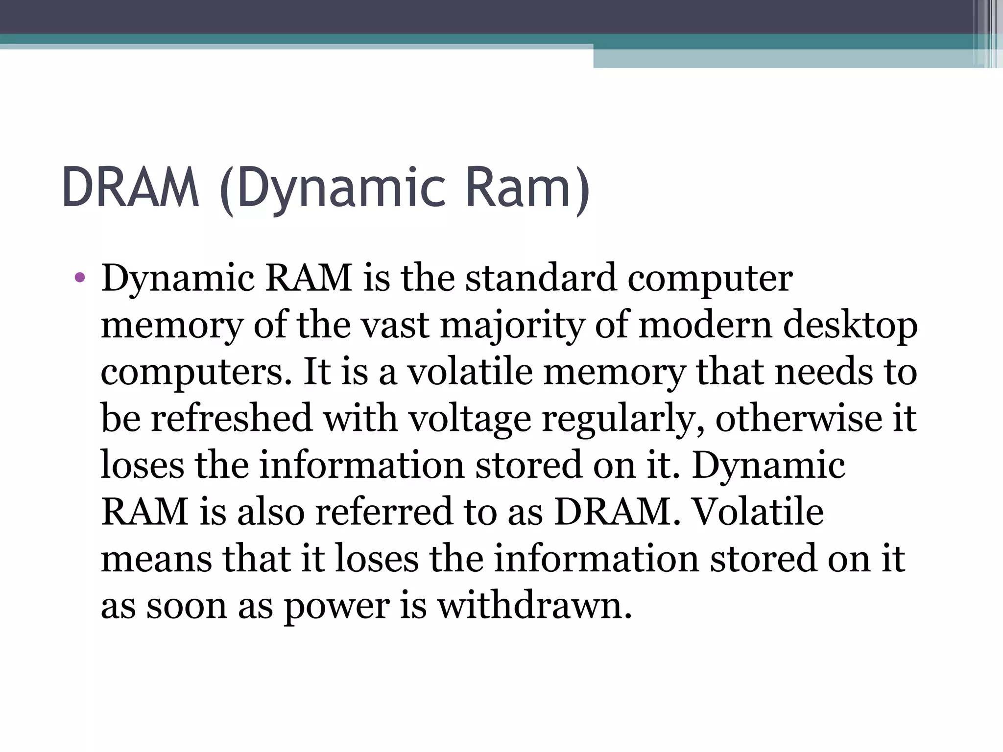 Ram presentation | PPT