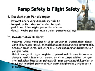 power point materi RAMP SAFETY PROCEDURE | PDF