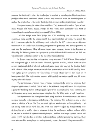 Design and Construction of a Hydraulic Ram Pump; by Shuaibu Ndache ...