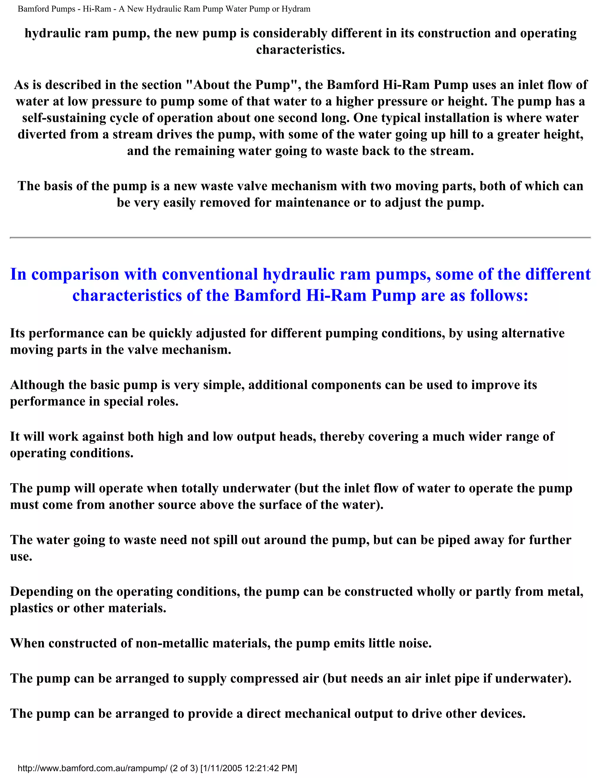 Home-Made Hydraulic Ram Pump - Clemson University | PDF
