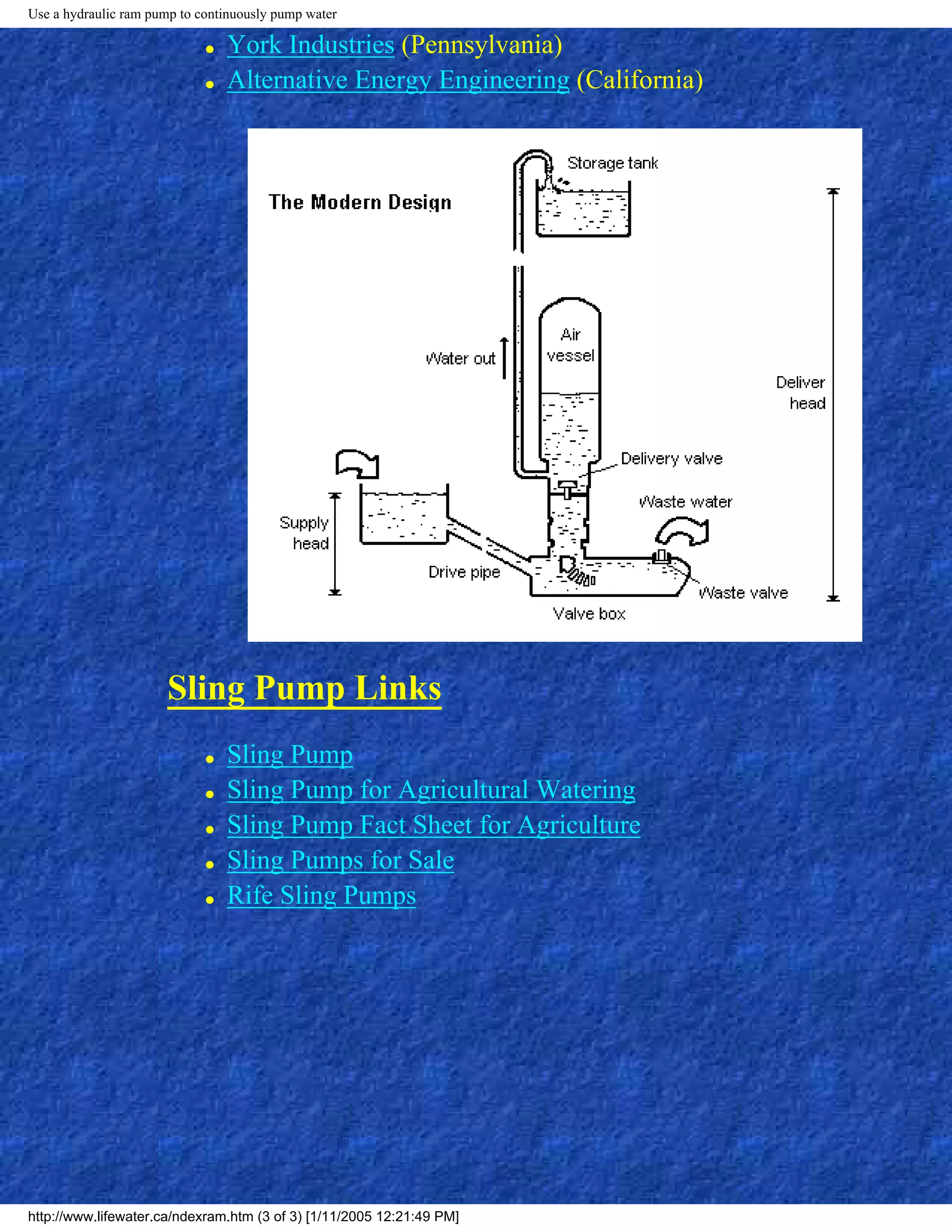 Home-Made Hydraulic Ram Pump - Clemson University | PDF