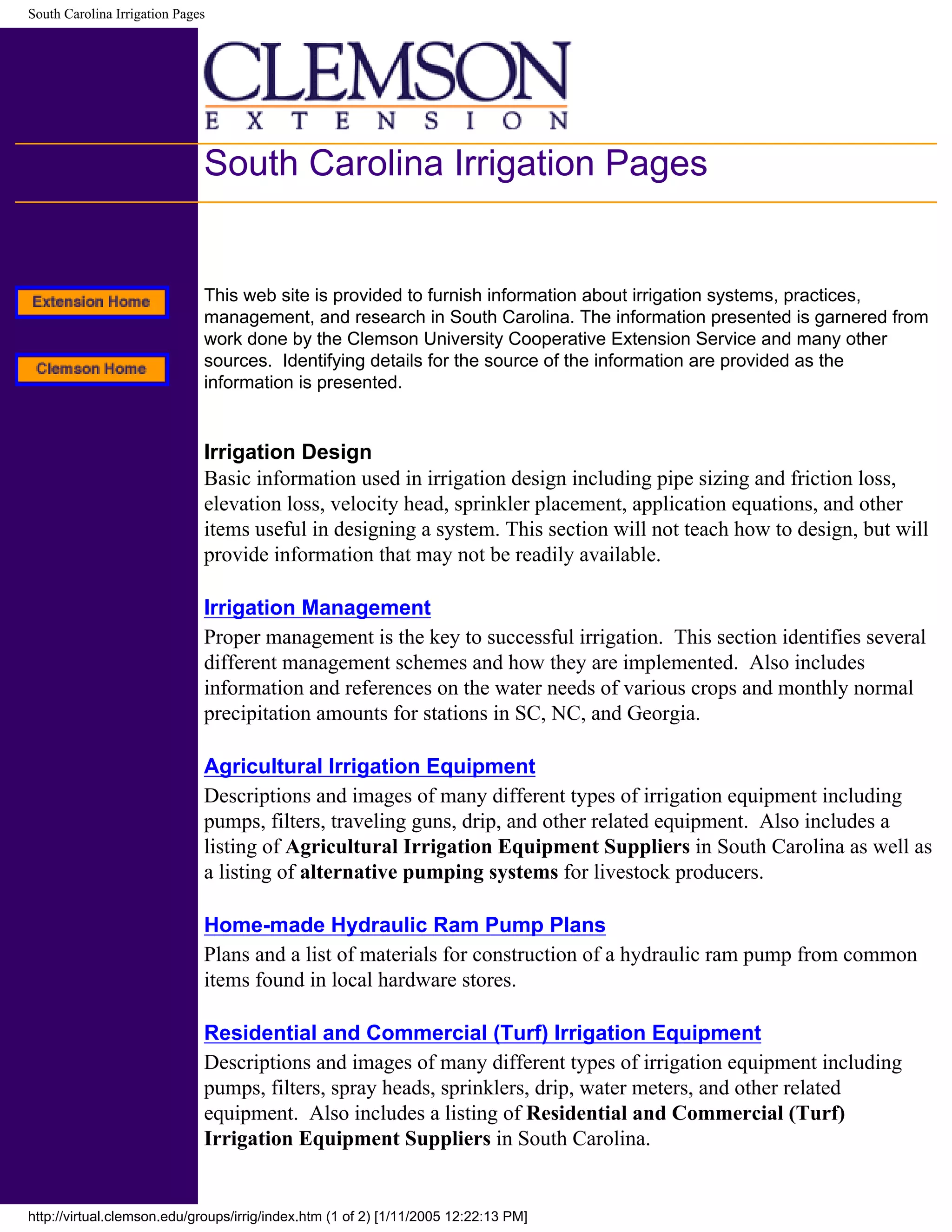 Home-Made Hydraulic Ram Pump - Clemson University | PDF