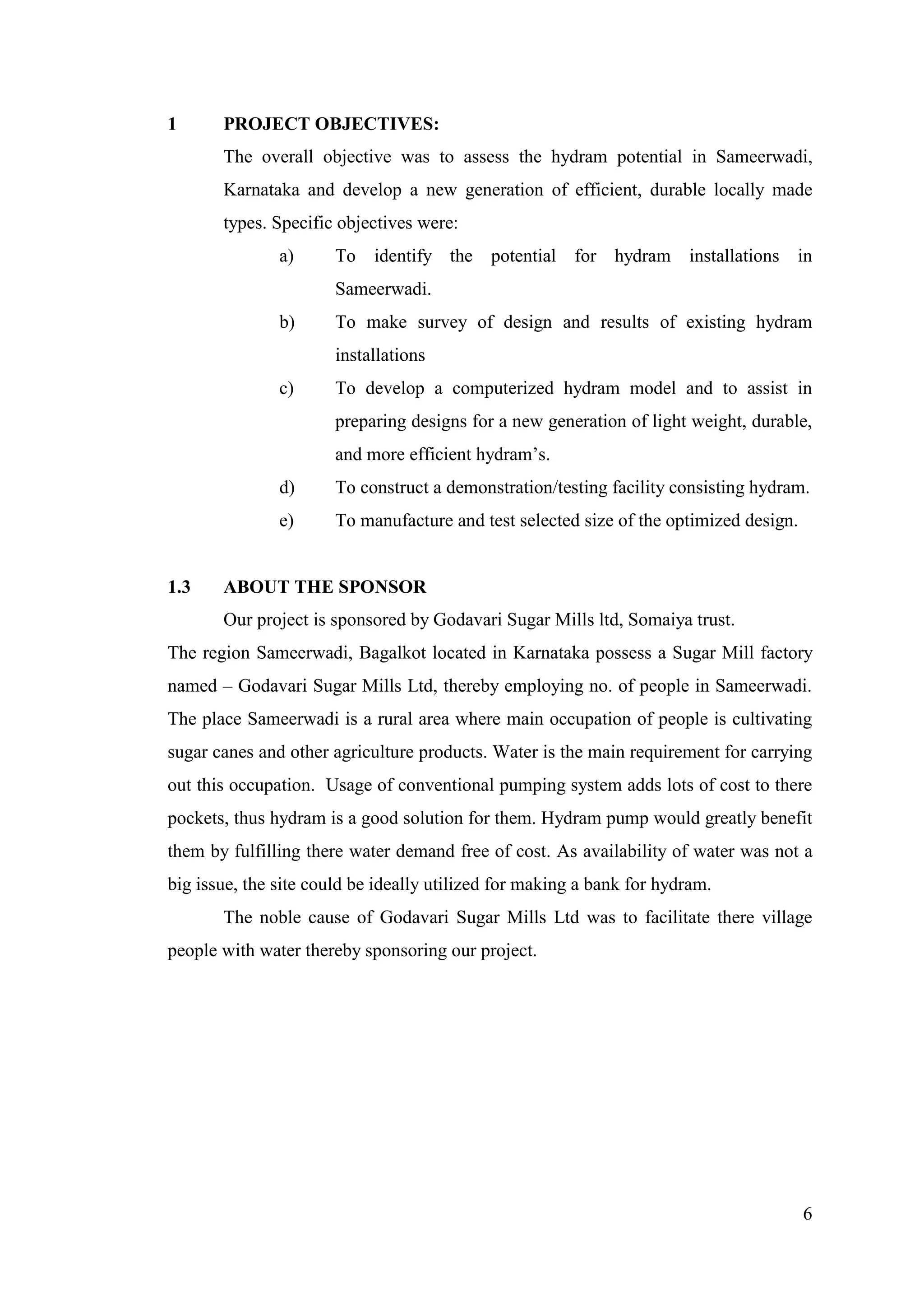 Hydram Pumps - Chapter 1: Introduction | PDF