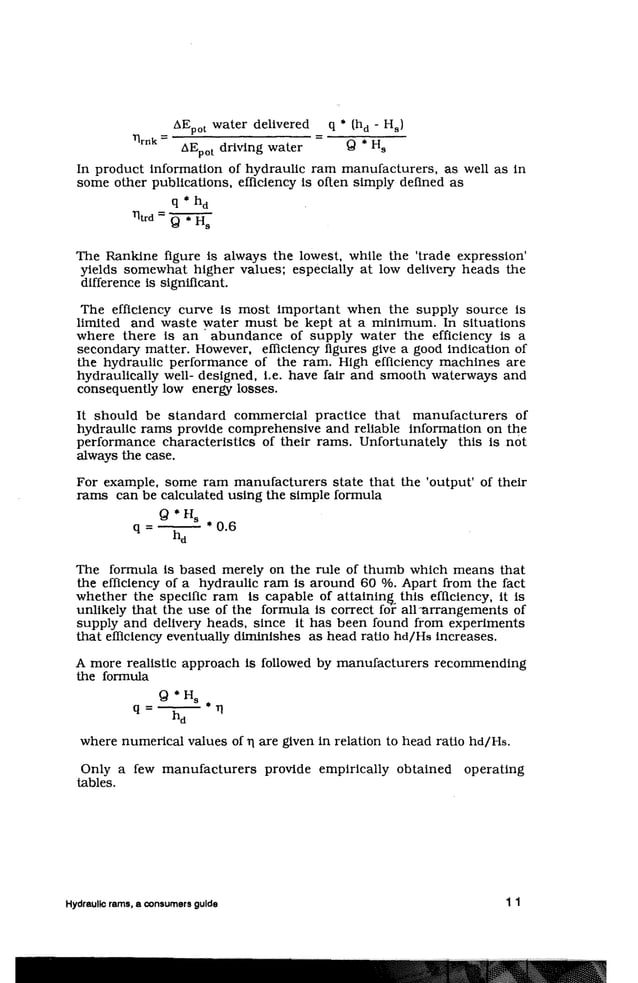 Hydraulic Ram Pump: Consumers guide - Delft University of Technology | PDF | Power and Energy ...
