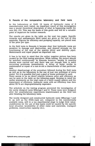 Hydraulic Ram Pump: Consumers guide - Delft University of Technology | PDF