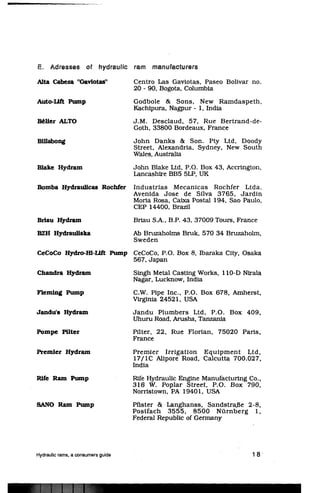Hydraulic Ram Pump: Consumers guide - Delft University of Technology ...