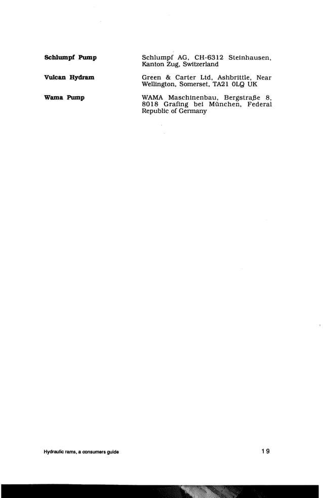 Hydraulic Ram Pump: Consumers guide - Delft University of Technology | PDF | Power and Energy ...