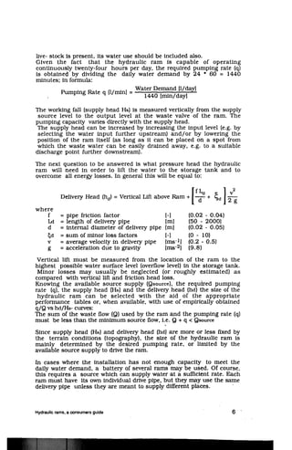 Hydraulic Ram Pump: Consumers guide - Delft University of Technology | PDF