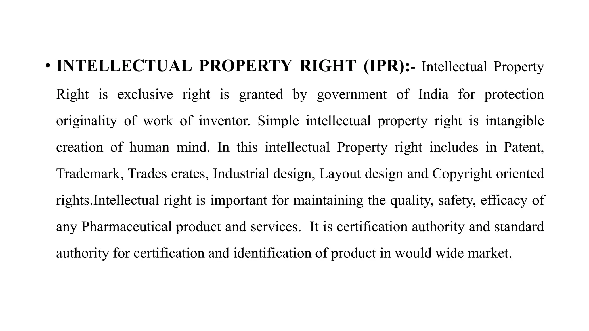 Intellectual Property Rights | PPT