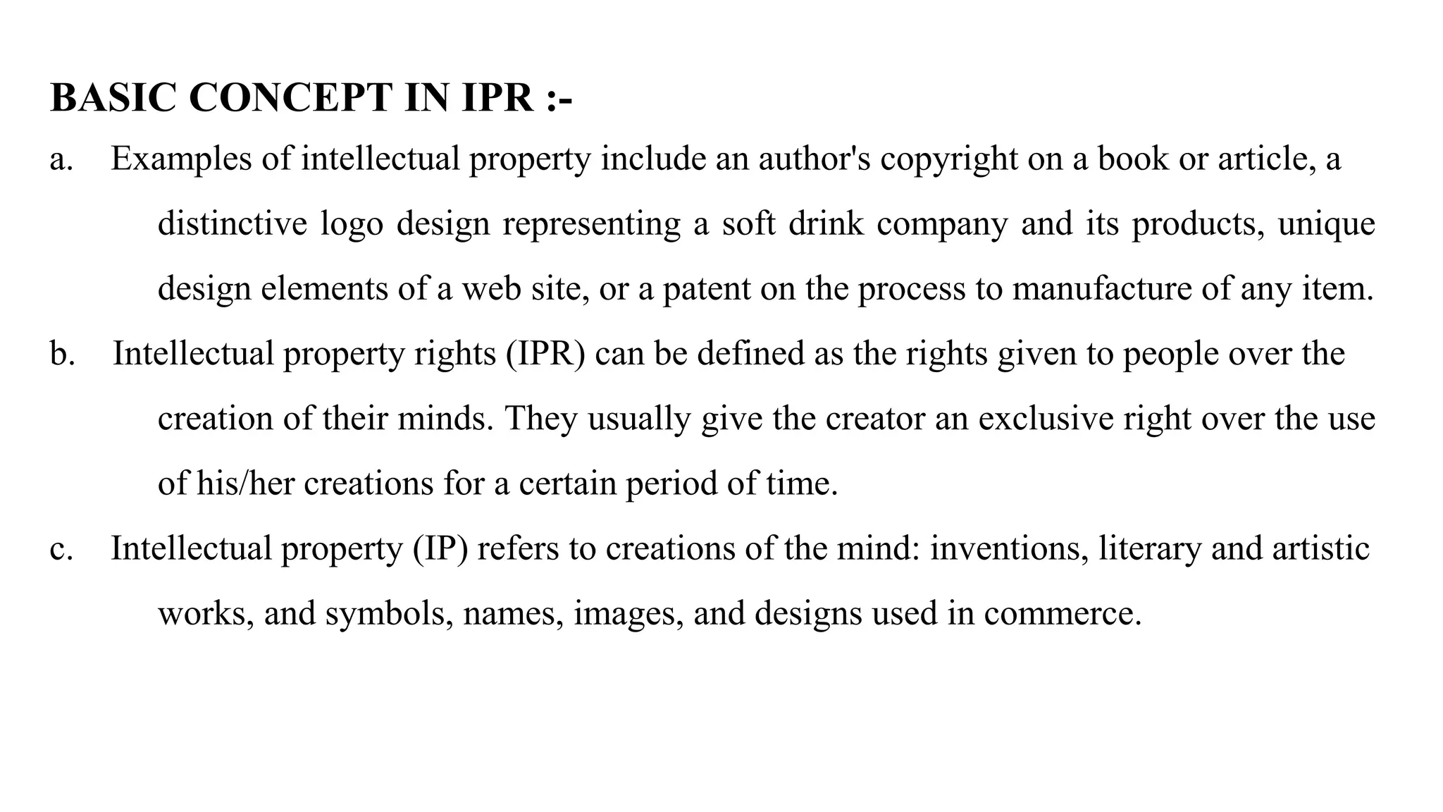 Intellectual Property Rights | PPTX | Agriculture | Industries