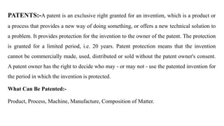 Intellectual Property Rights | PPTX
