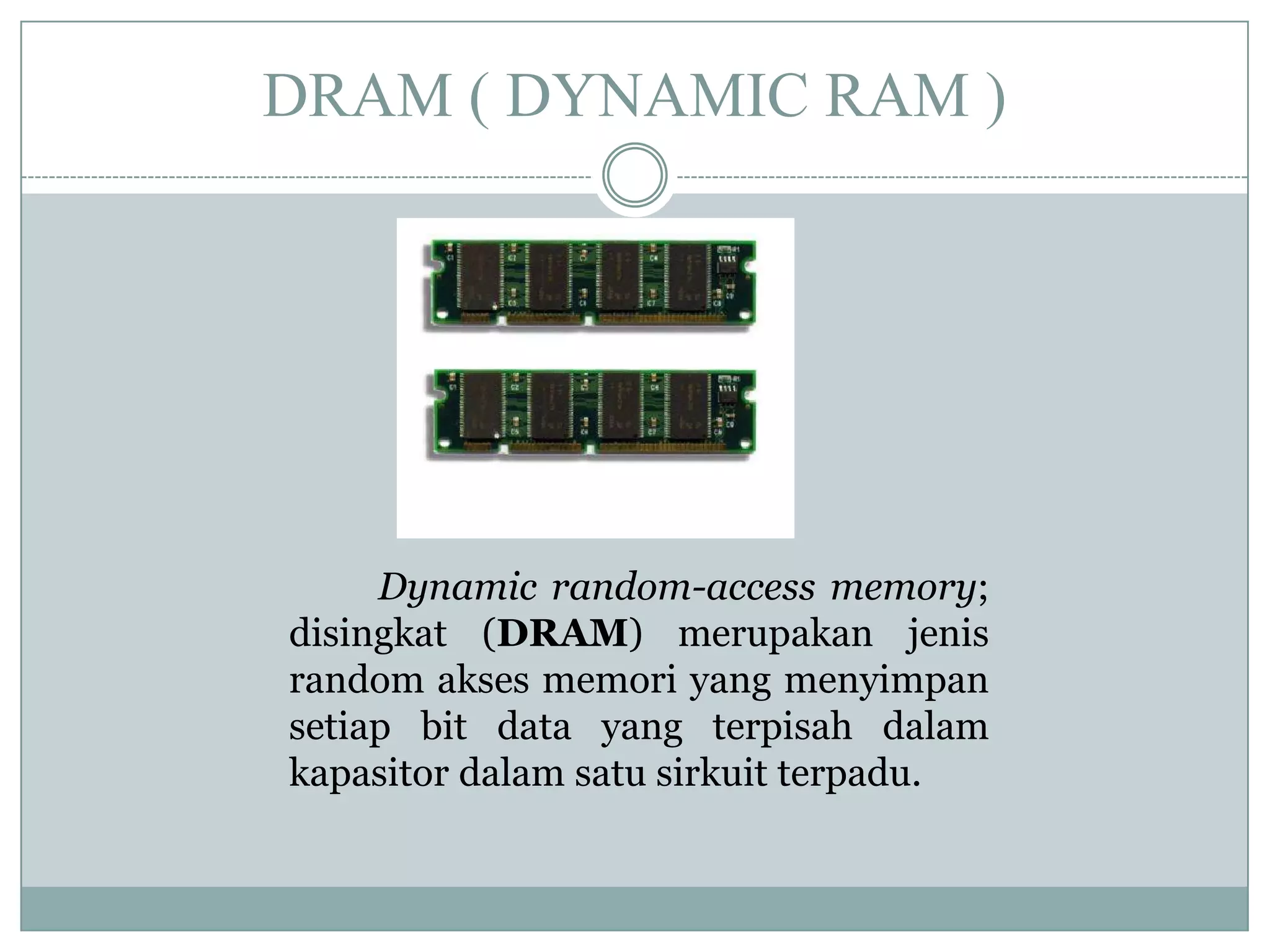 Ram ( random access memory ) | PPT