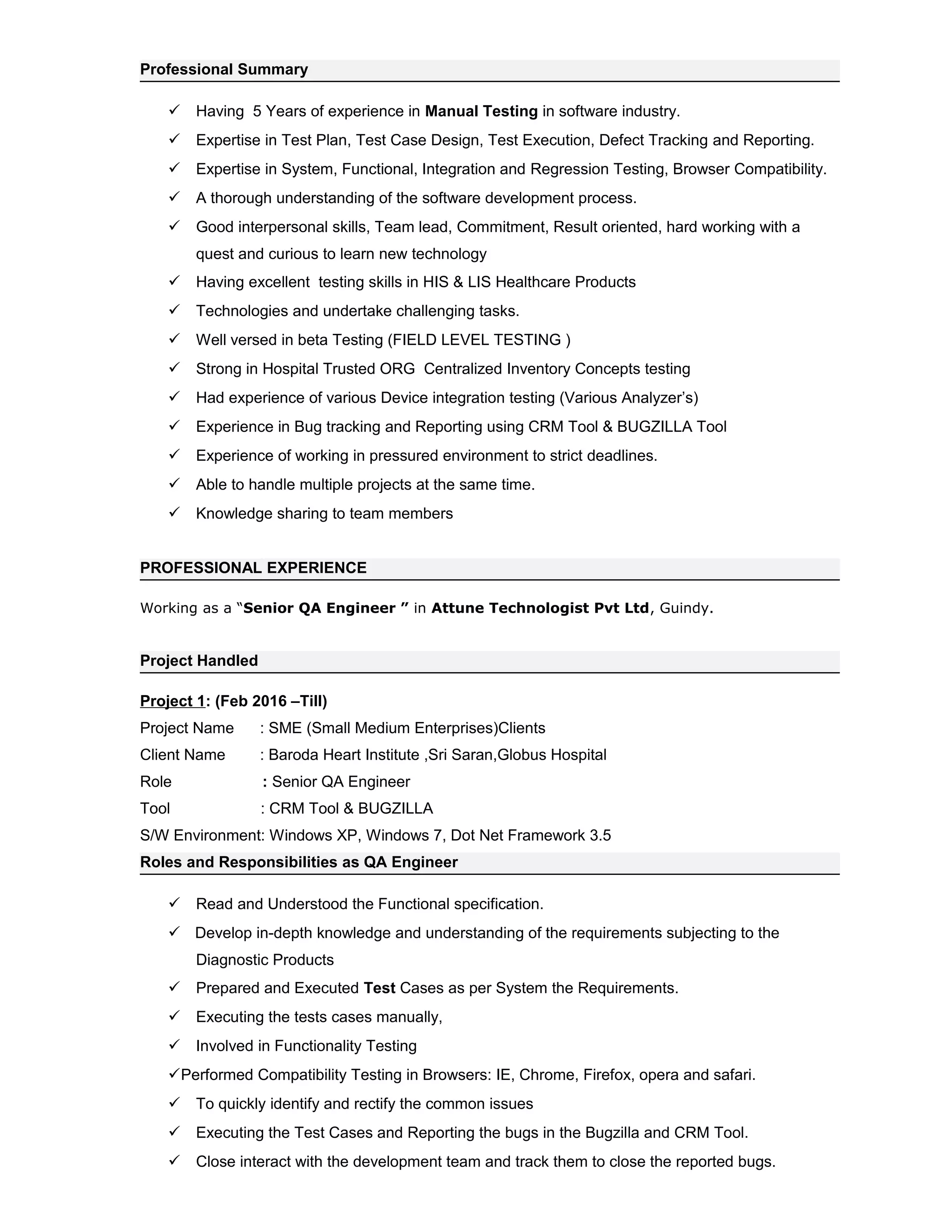 Ram resume | DOC