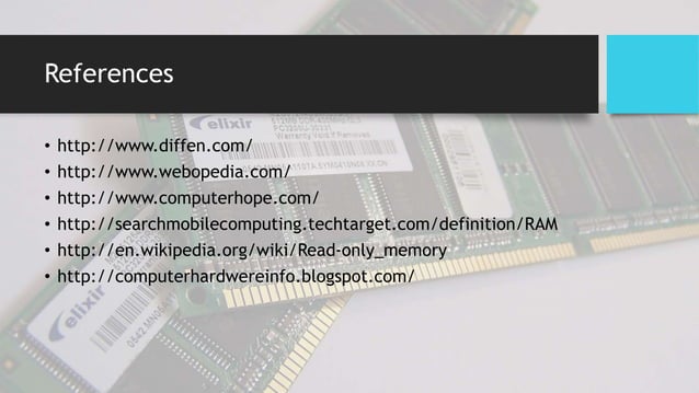 Ram & rom | PPTX
