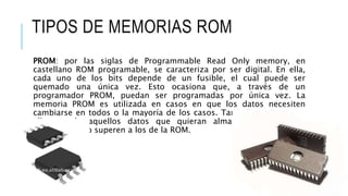 Tarjeta madre, RAM, ROM, Disco Duro, Perifericos de entrada y Salida ...