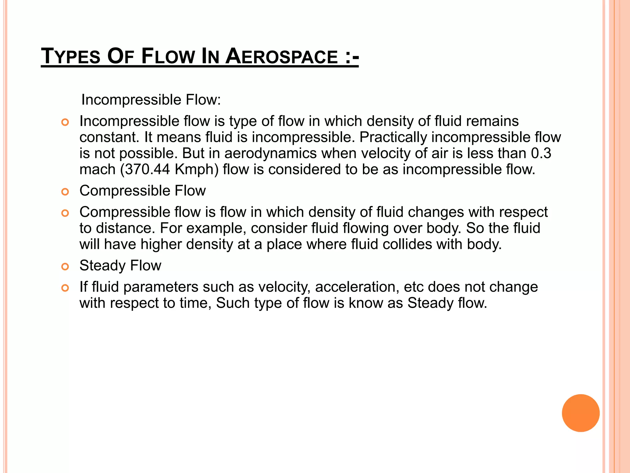 Advantge of Fluid Mechanics in airospace | PPTX