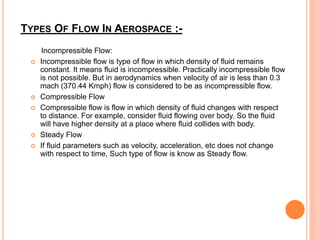 Advantge of Fluid Mechanics in airospace | PPTX