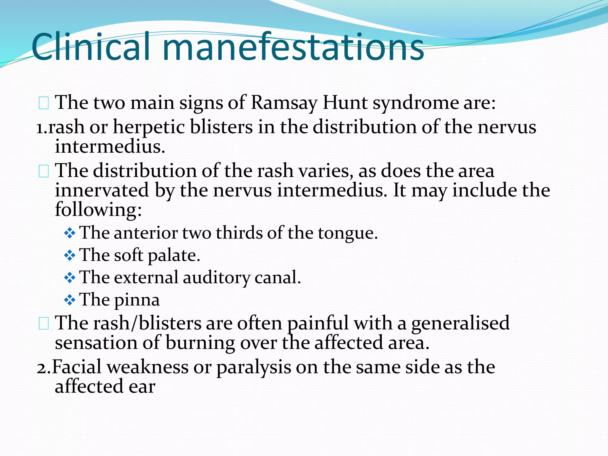 Ramsay Hunt Syndrome Pptx