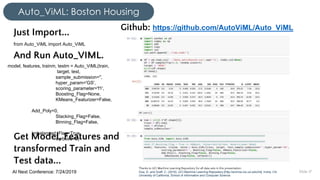 Auto visualization and viml | PPTX