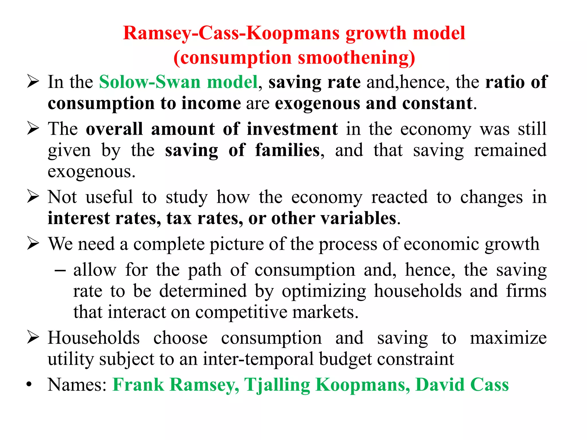Ramsey-Cass-Koopmans model.pptx