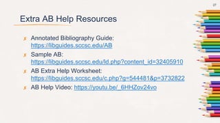 Ramsey-Week5-Annotated Bibliographies.pptx