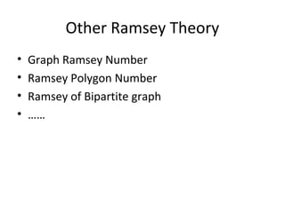 Ramsey theory | PPT