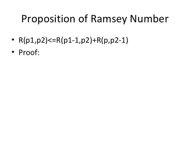Ramsey theory