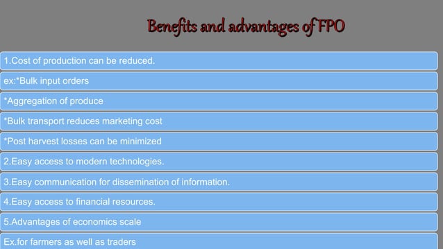 Rams FPO PPT.pptx | Agriculture | Industries
