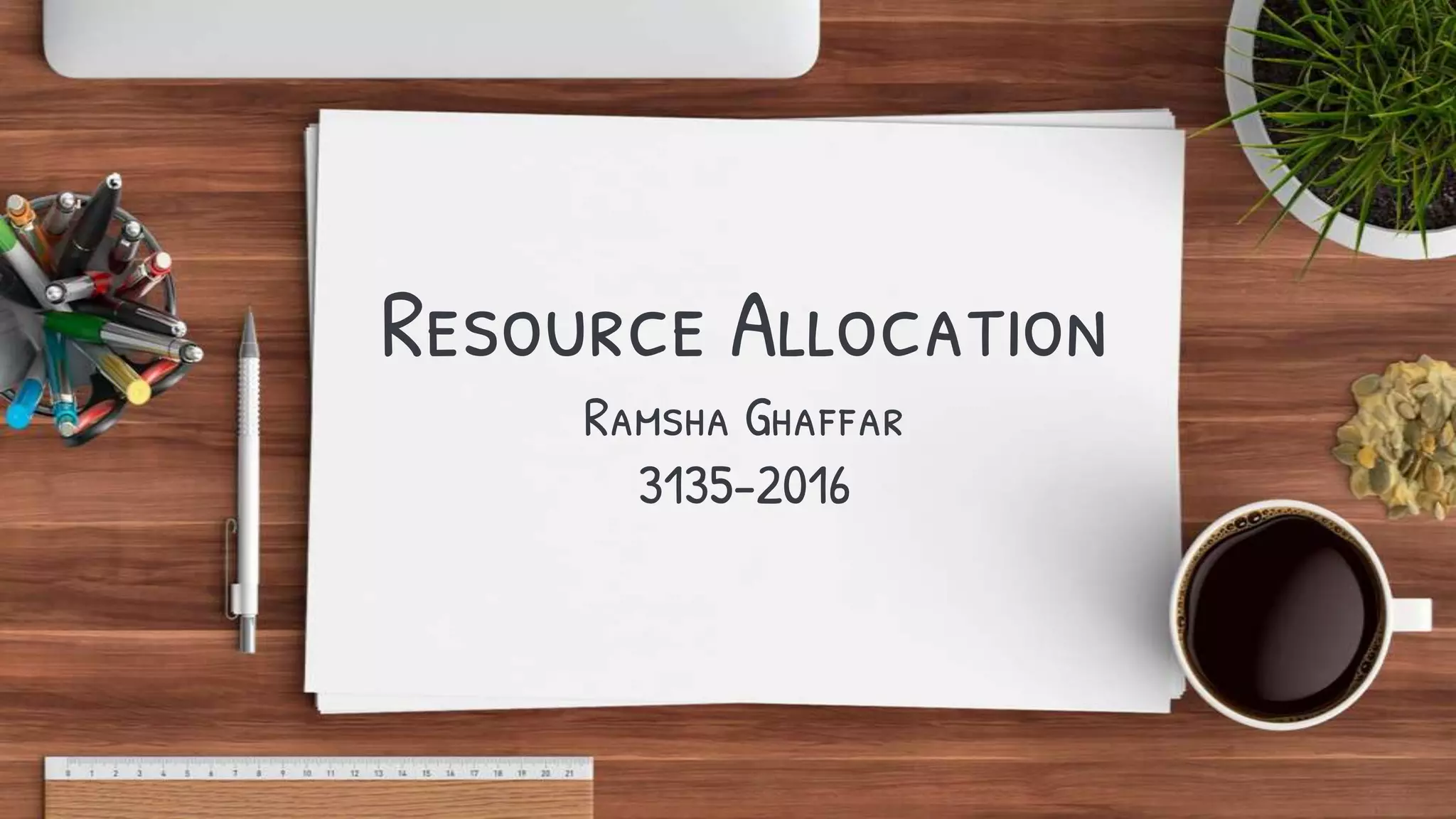 Resource Allocation In Software Project Management | PPTX
