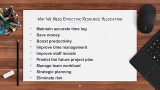 Resource Allocation In Software Project Management | PPTX