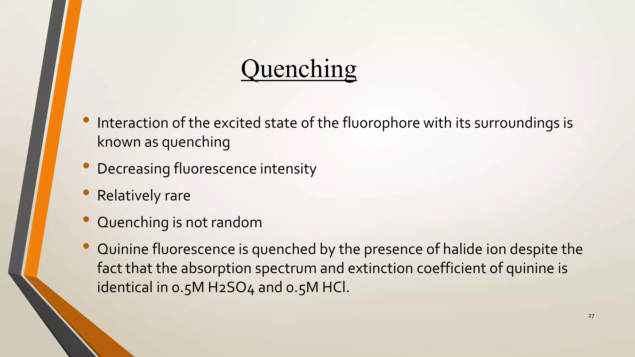 factors affecting fluorescence & phosphorescence | PPTX