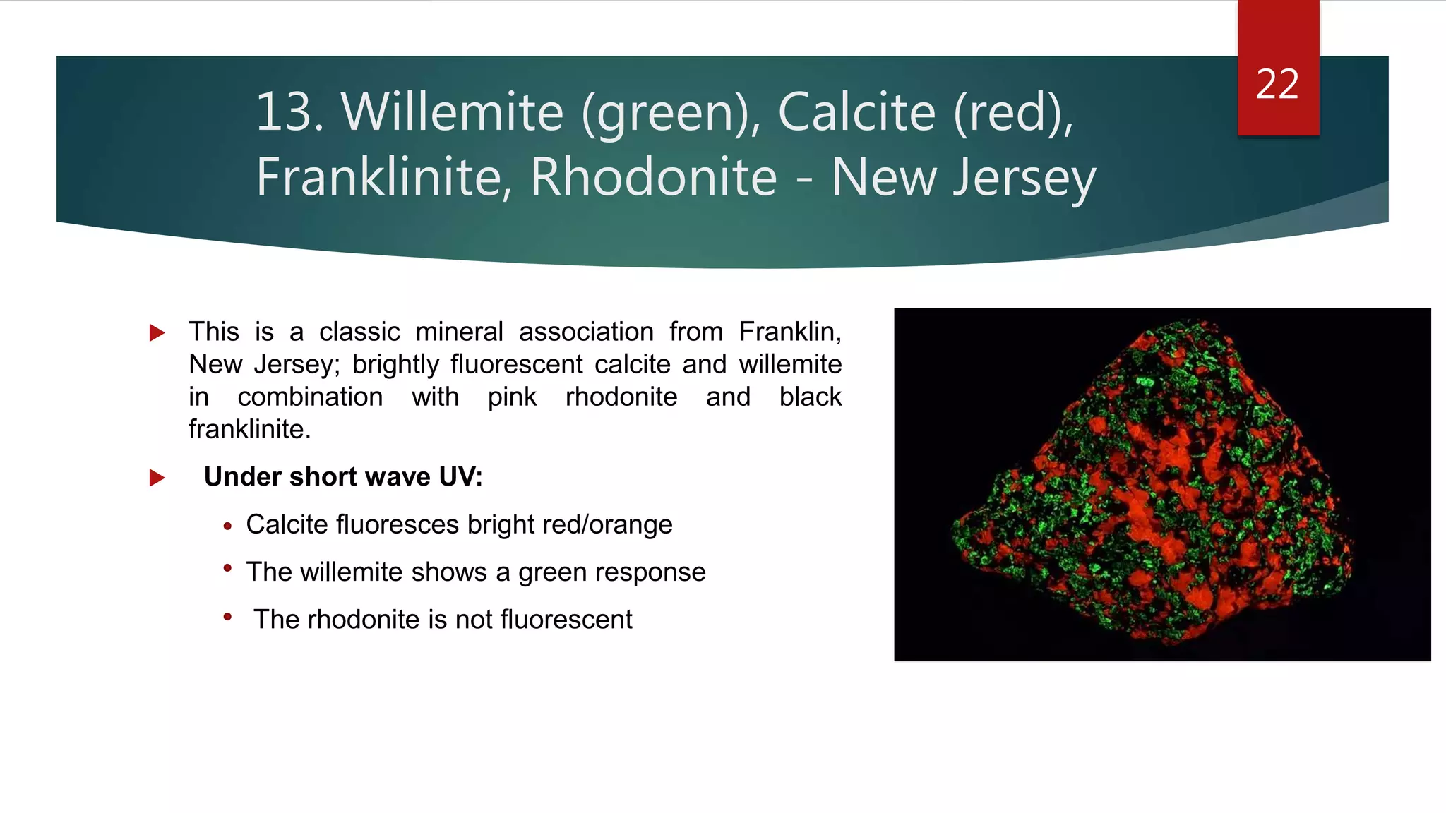 Fluorescent and phosphorescence minerals | PPTX